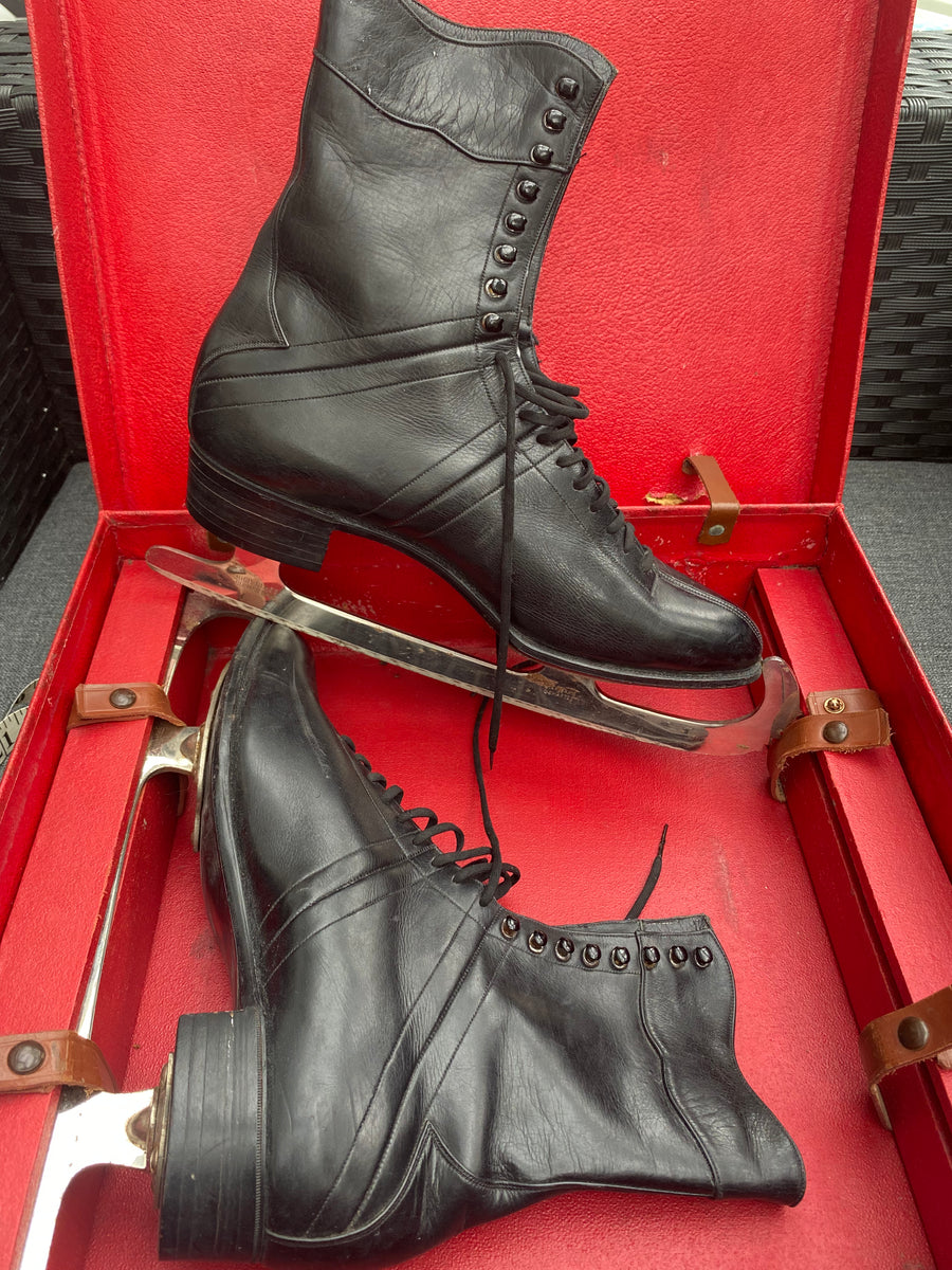 Vintage 1930s German Stahlbahn Gehartet ice skates – Marina Vintage Uk